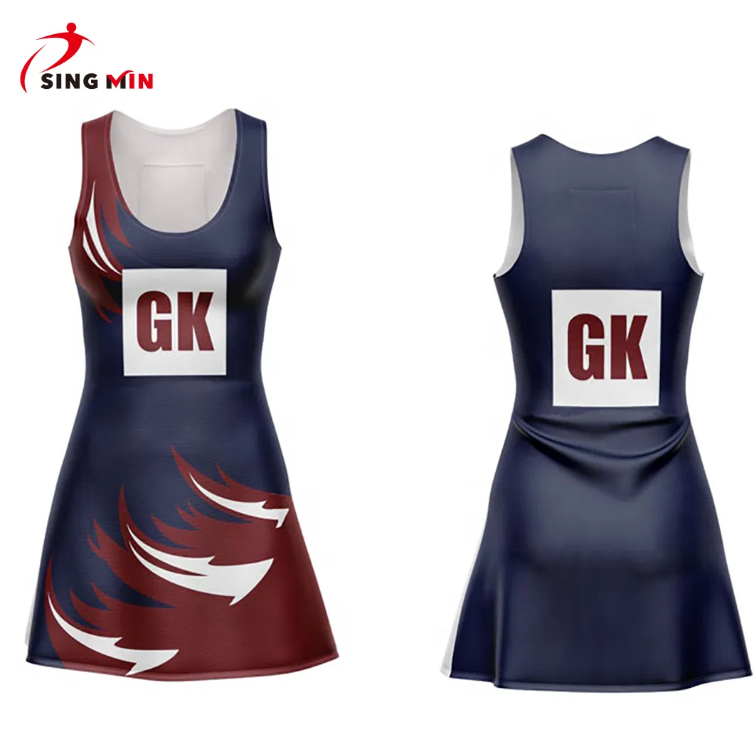 Uniformes de Netball personnalisés en gros, impression par Sublimation ...